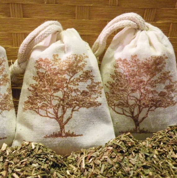 Balsam Fir Sachet Bags Set Of Three Sachet Bags by aunaturelle