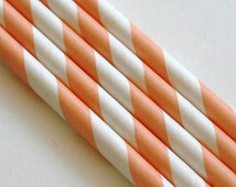 Unique peach paper straws related items | Etsy