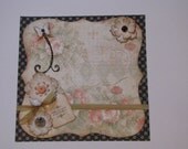 Items similar to 12 x 12 Premade Scrapbook Page on Etsy