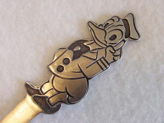 Vintage DONALD DUCK Childs Spoon.. Disney Prod Stainless by