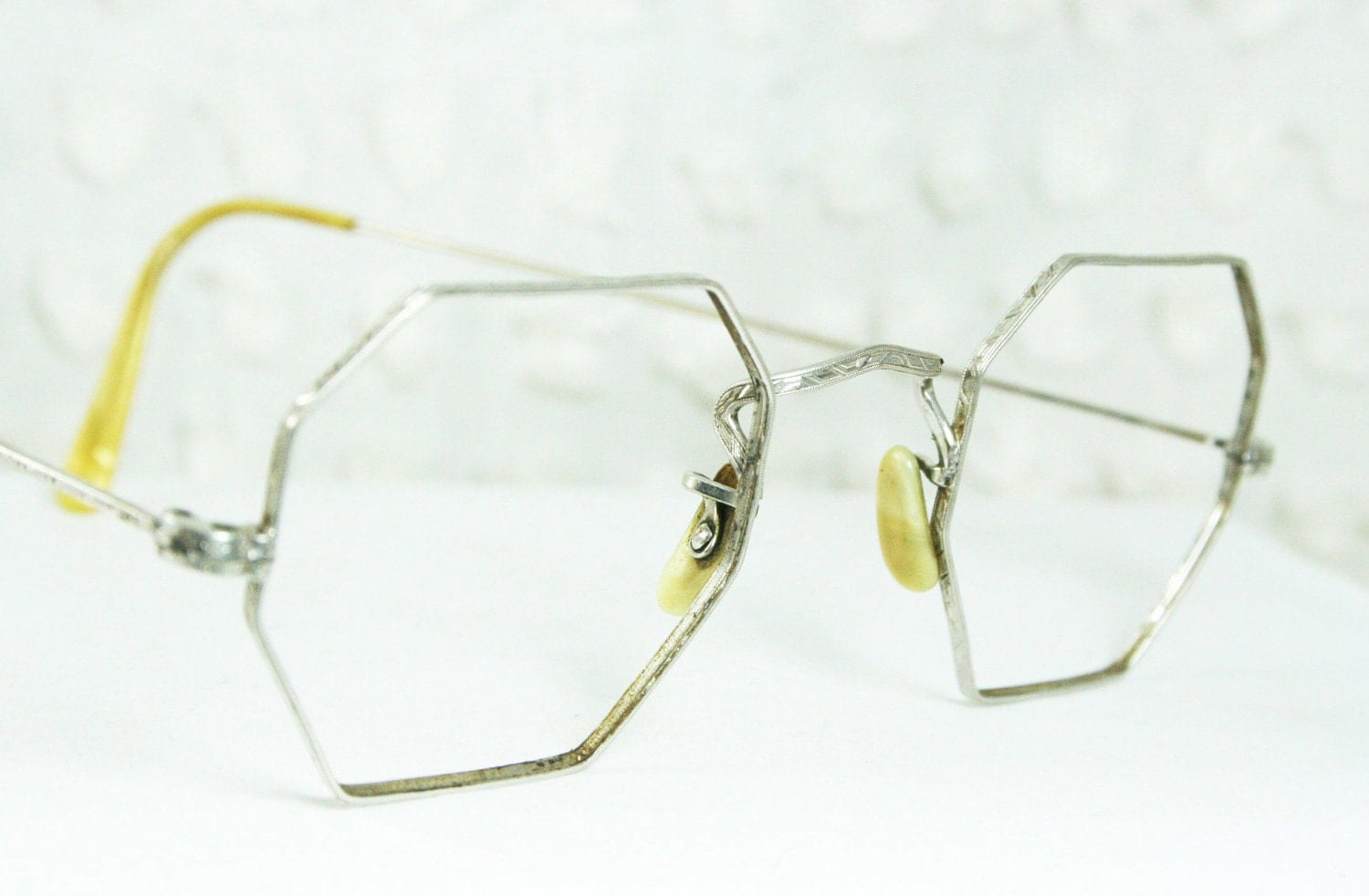 Vintage Style Octagon Eyeglasses at Samuel Goggins blog