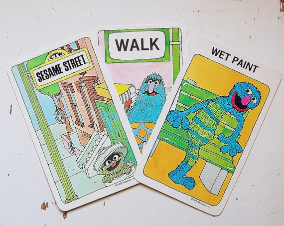 Sesame Street Flash Cards