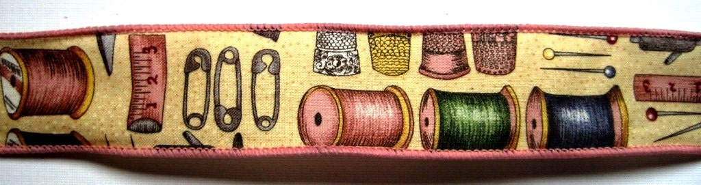 Sewing Notions Cotton Wired Ribbon Trim by PrimroseLaceRibbon