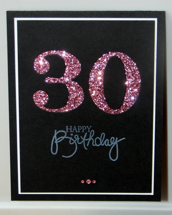 Items Similar To 30th Birthday Card Milestone Birthday Custom Items Similar To 30th Birthday Card Milestone Birthday Custom