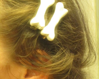 Bone hair clip | Etsy