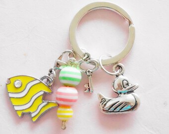 Accessory for Kids , Cute Keychain Accessory , Keychain Gift for Girls ...