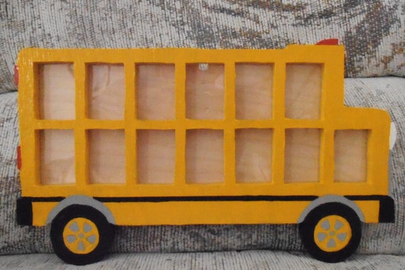 School Bus Picture Frame