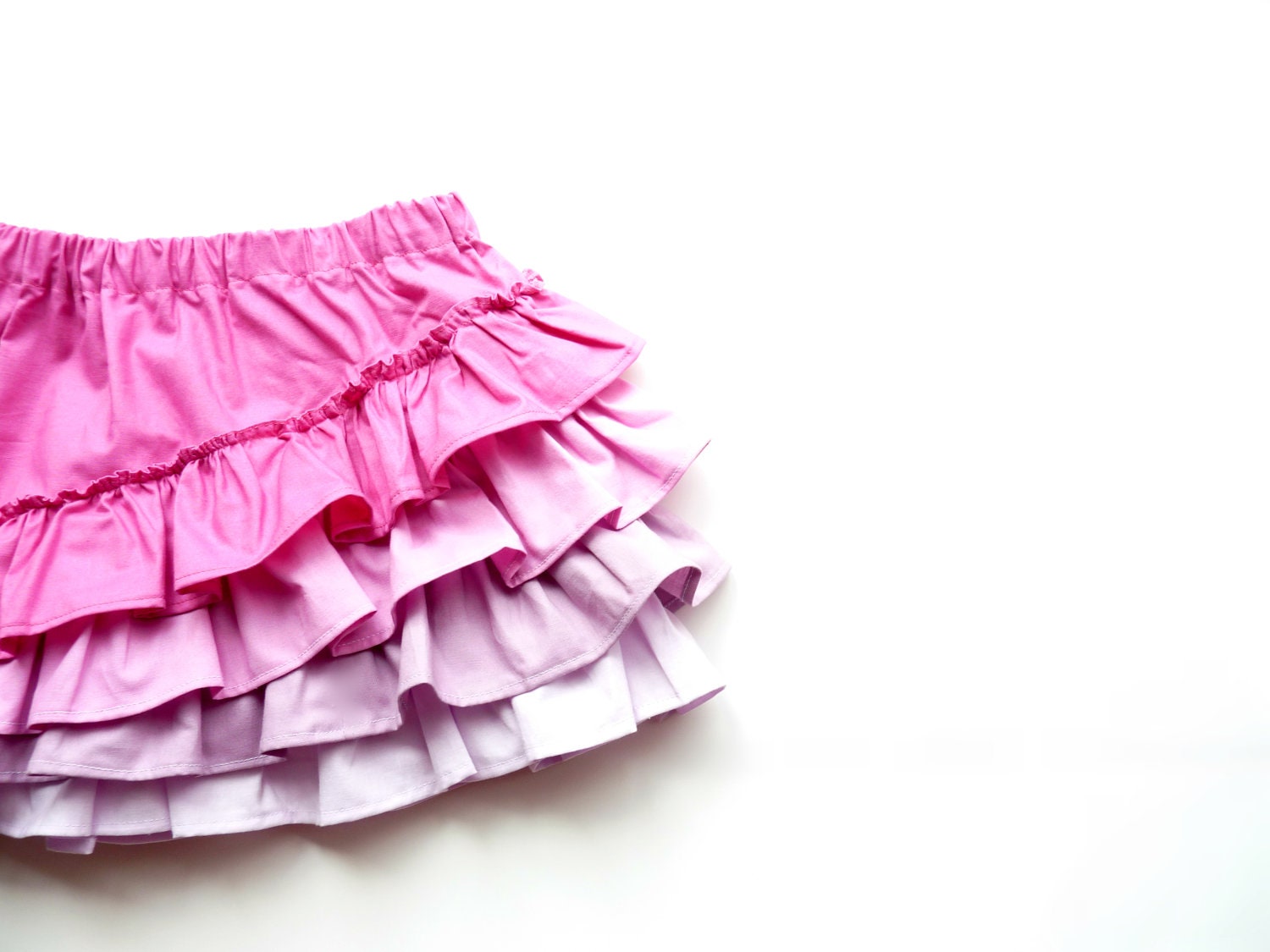 Shapla Ruffle Skirt PDF Sewing Pattern tutorial girls by Tikatuly
