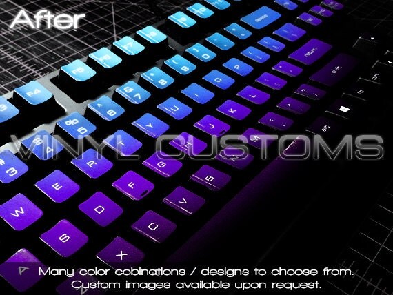 Mechanical Keyboard Vinyl Decal Kit Cherry MX by VinyICustoms
