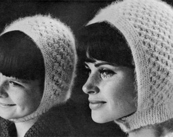 The Mandarin Vintage Knitted Hat Pattern 1940s by nostalgiarules