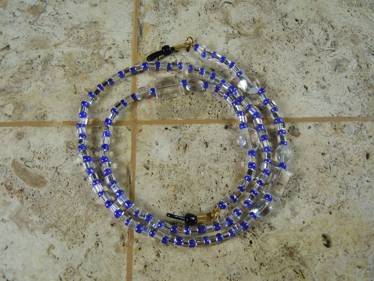 Blue Eyeglasses Chain / Eyeglass Chain / Eye Glass Chain / Eye