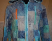 Items similar to Handmade Wearable Art jacket Hoodie on Etsy