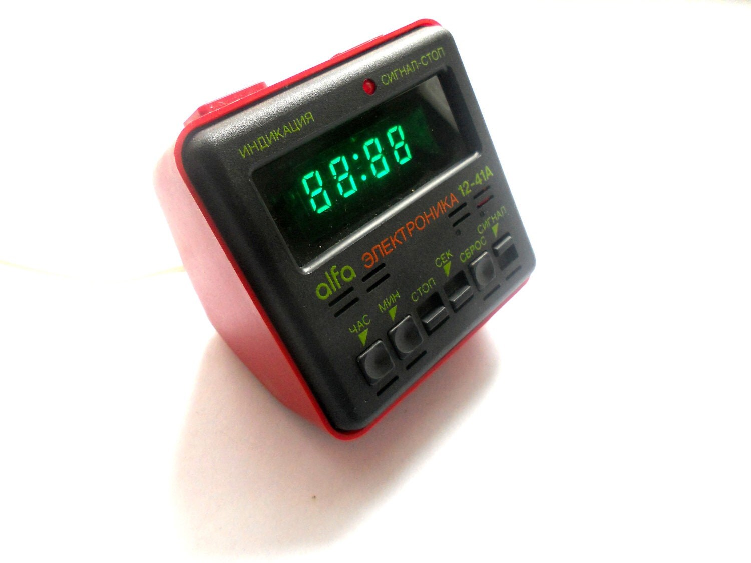 Vintage rare Russian digital Alarm Clock alfa by TasteVintage