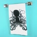 octopus kitchen towel CUTE nautical tea towels screen