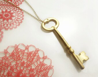 Popular items for gold skeleton key on Etsy