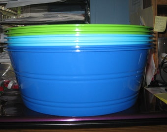 Personalized Plastic Buckets by D051669 on Etsy