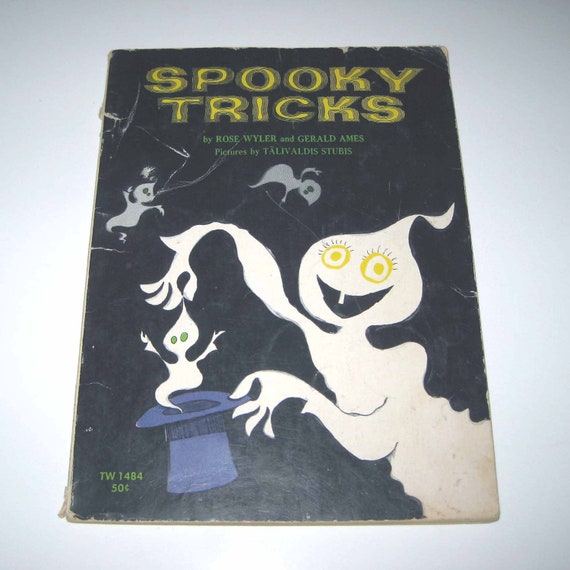 Spooky Tricks Vintage 1960s Children's Book by Scholastic