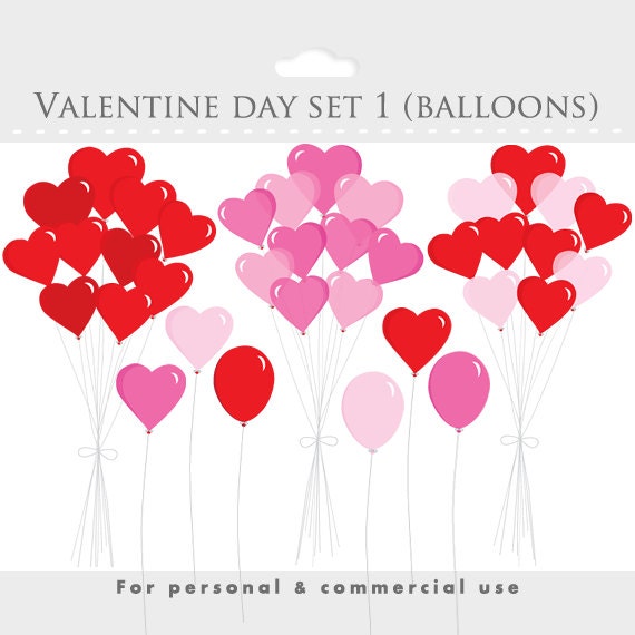 Heart balloons clipart love clip art by WinchesterLambourne