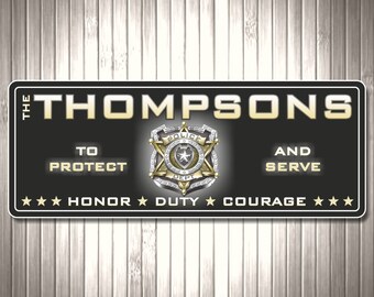 Firehouse Saloon Personalized Bar Sign with Fire Rescue