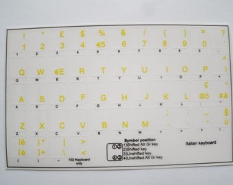 Keyboard stickers | Etsy