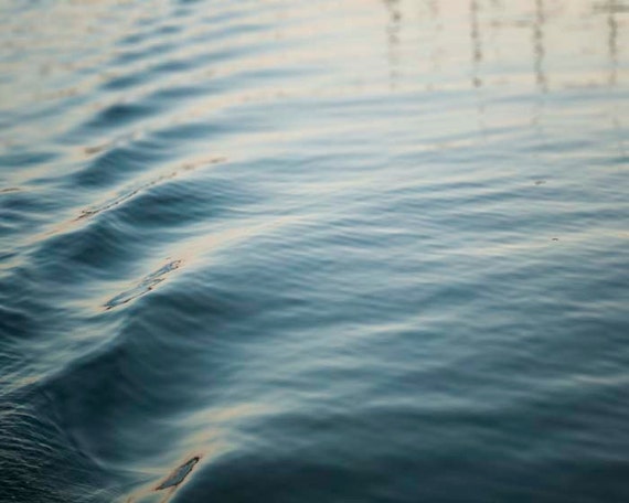 Items similar to Boat Ripples, Water Photography, Refelction, Water ...