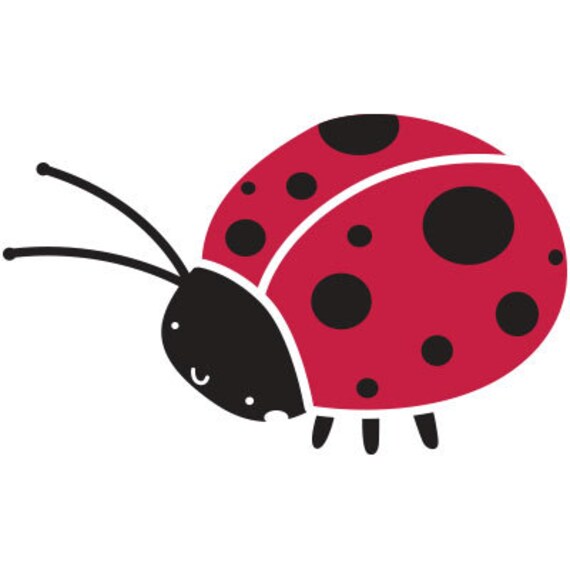 Ladybug Stencil for Painting Girls Room Wall Mural
