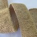 Wide Elastic Burlap Ribbon