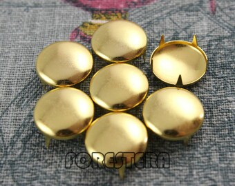 300Pcs 7mm Antique Brass STAR Studs Small Metal Studs by ForestEra