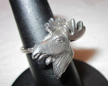 Popular items for moose ring on Etsy