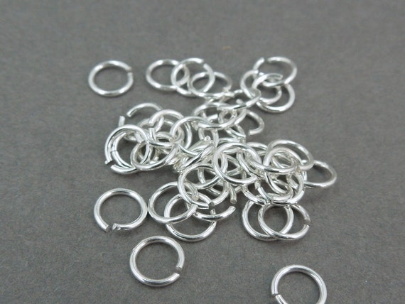 Jump Rings Open Sterling Silver .030 5mm 10 jumprings