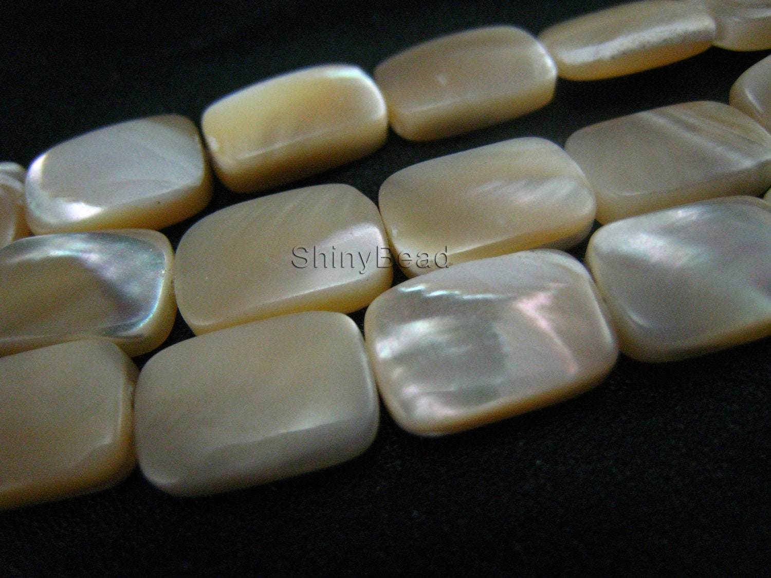 MOP rectangle bead 12x8mm,15 inch | ShinyBead--gemstone beads, jewelry ...