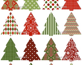 Christmas digital scrapbooking paper pack 18 jpeg by digitalfield