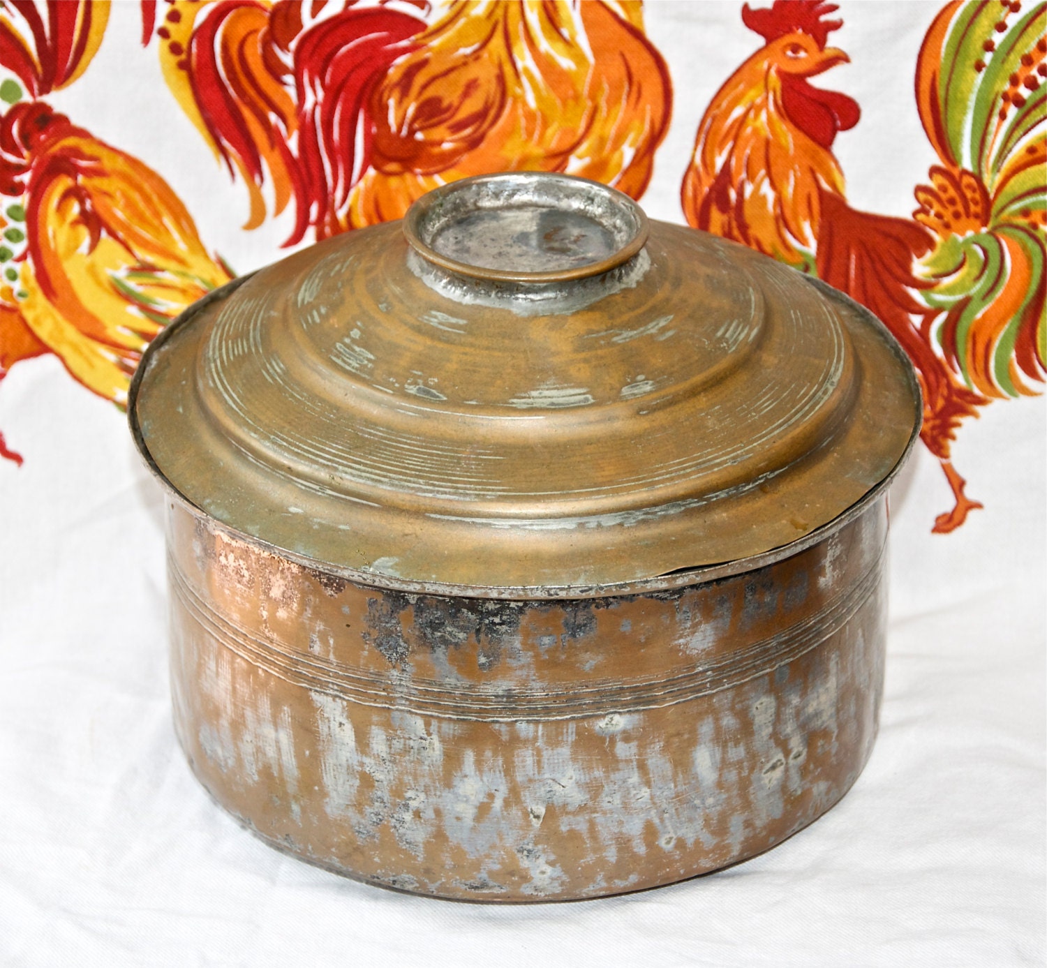 Vintage to antique Middle Eastern stock pot with lid…copper stock pot ...