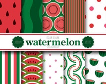 Unique watermelon clip art related items | Etsy