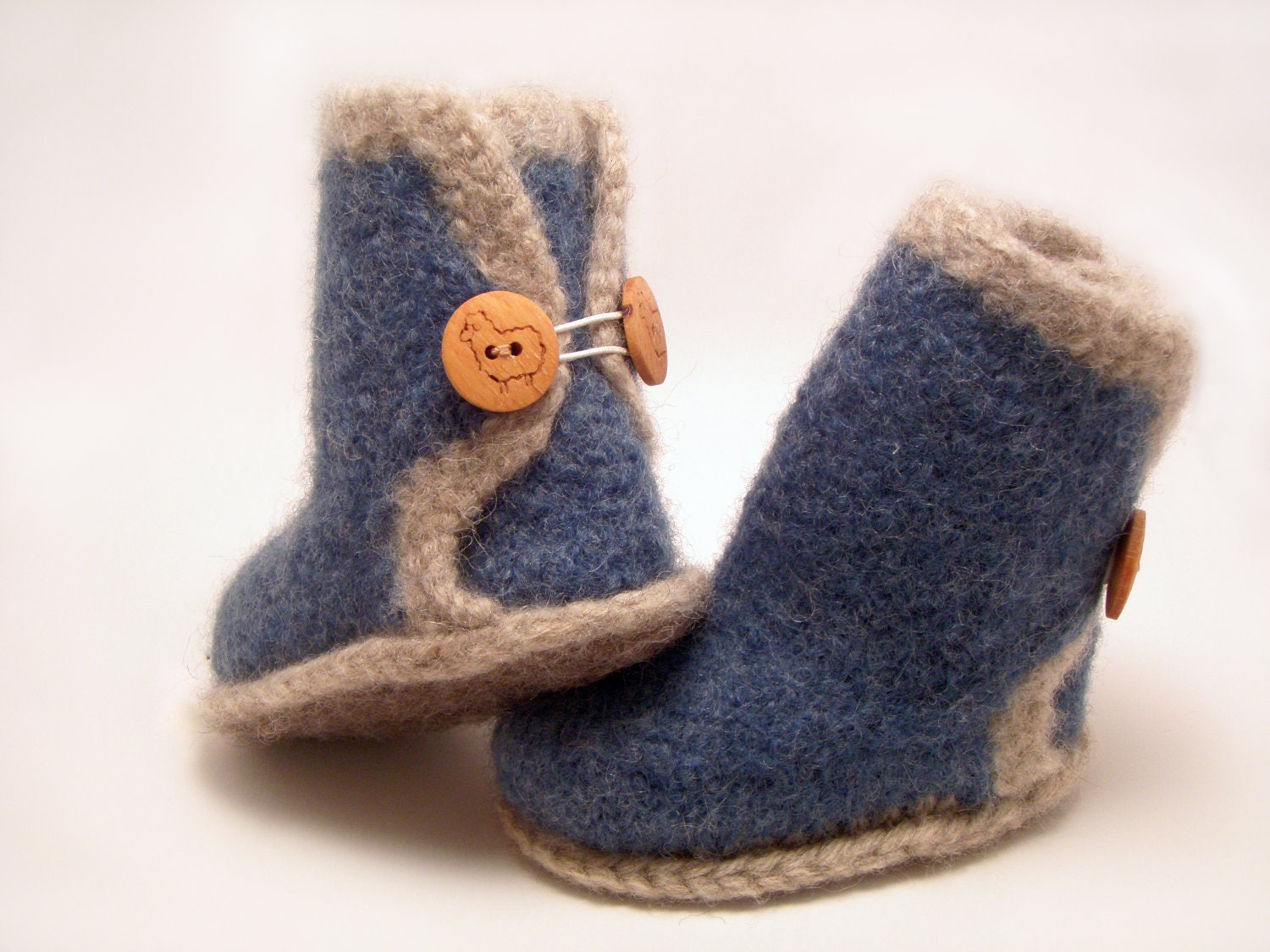 Felted Baby Ugg Booties