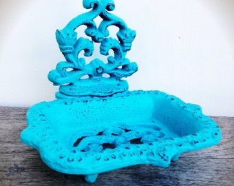 Turquoise soap dish | Etsy
