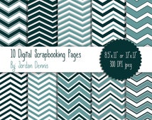 Popular items for chevron scrapbook paper on Etsy