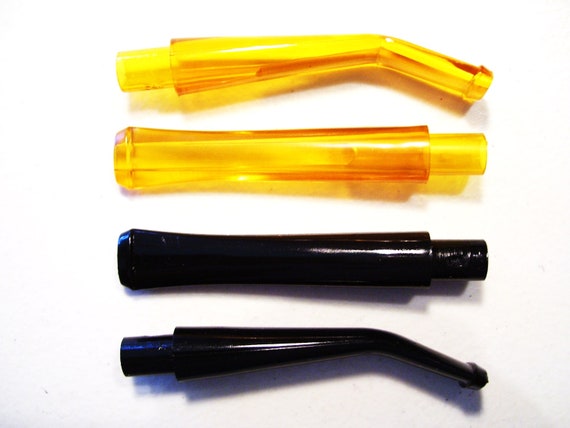 3 Tobacco Pipe Stems Bits New Variety Lot of 4 by Funllectibles
