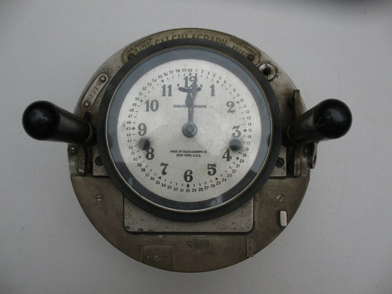 vintage Calculagraph Time Clock