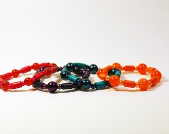 Colors of The Life Fancy Multicolor Wood Beads by AlwaysSaturday