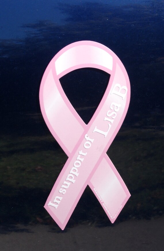 Personalized Cancer Support ribbon