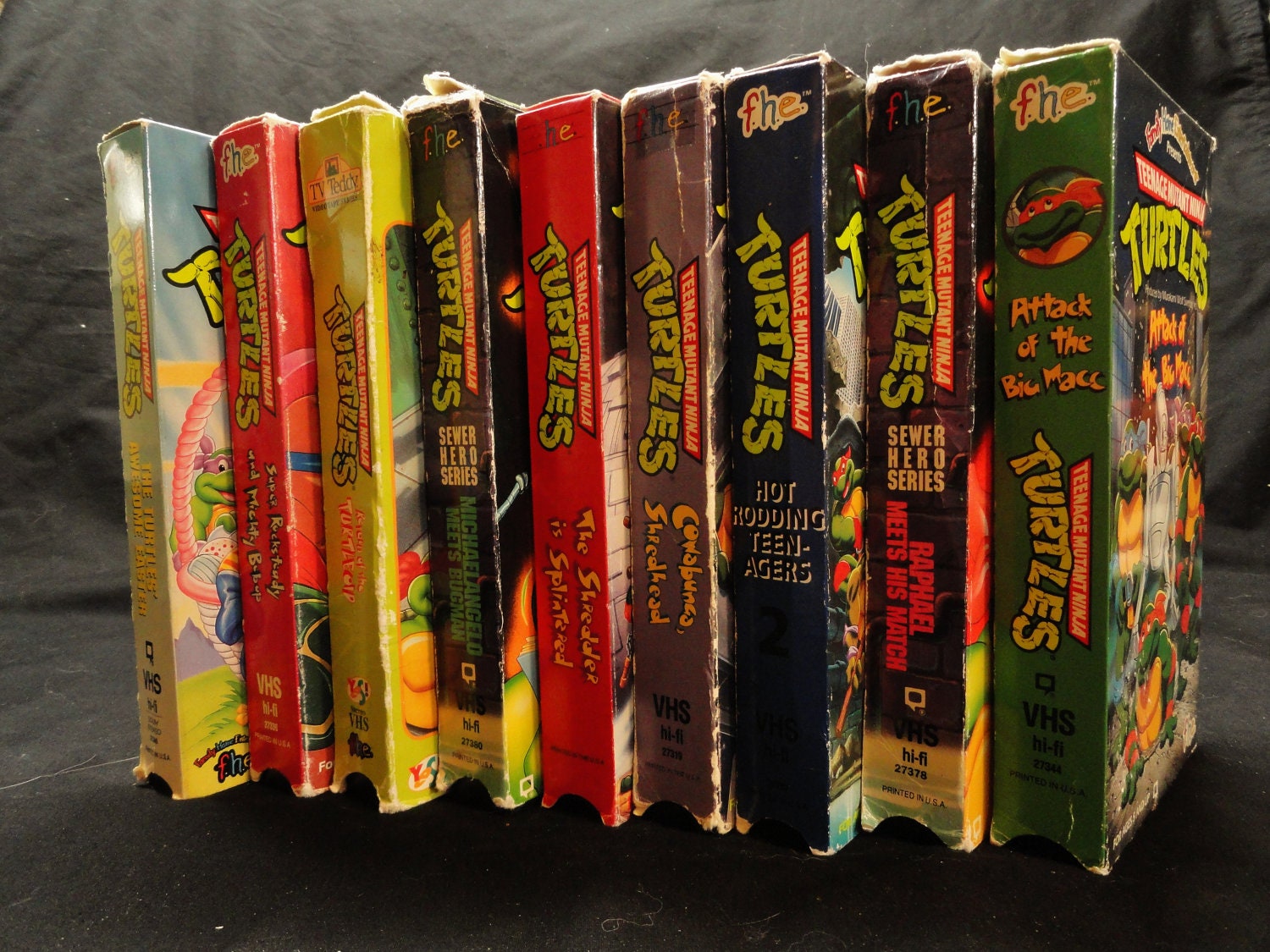 Teenage Mutant Ninja Turtles VHS Cartoon Series by LINDANCALDWELL