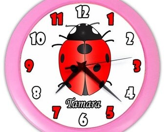 Ladybug clock | Etsy
