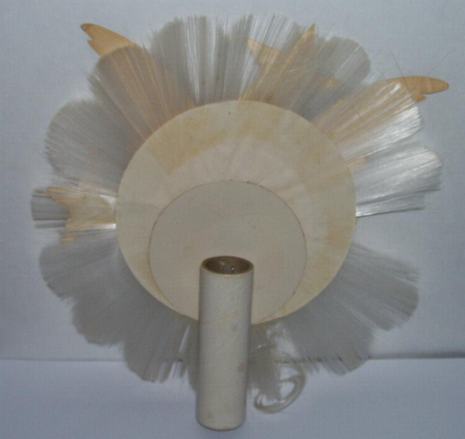 Vintage National Spun Glass Angel Tree Topper