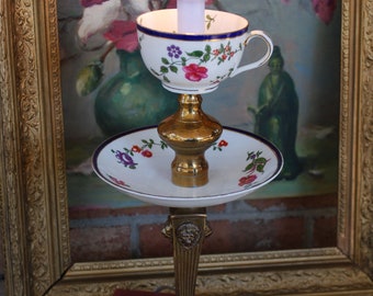 Popular items for tea cup lamp on Etsy