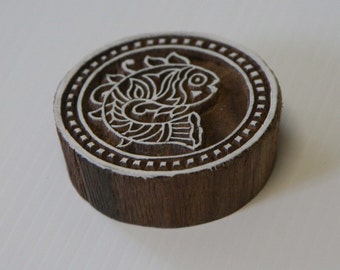 Wood carved fish | Etsy