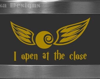 Golden snitch decal | Etsy