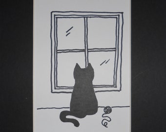 Popular items for cat in window on Etsy