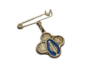 Popular items for virgin Mary pin on Etsy