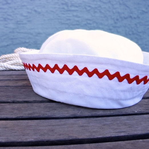 Sailor Hat Pattern PDF sewing pattern boys girls by tiedyediva